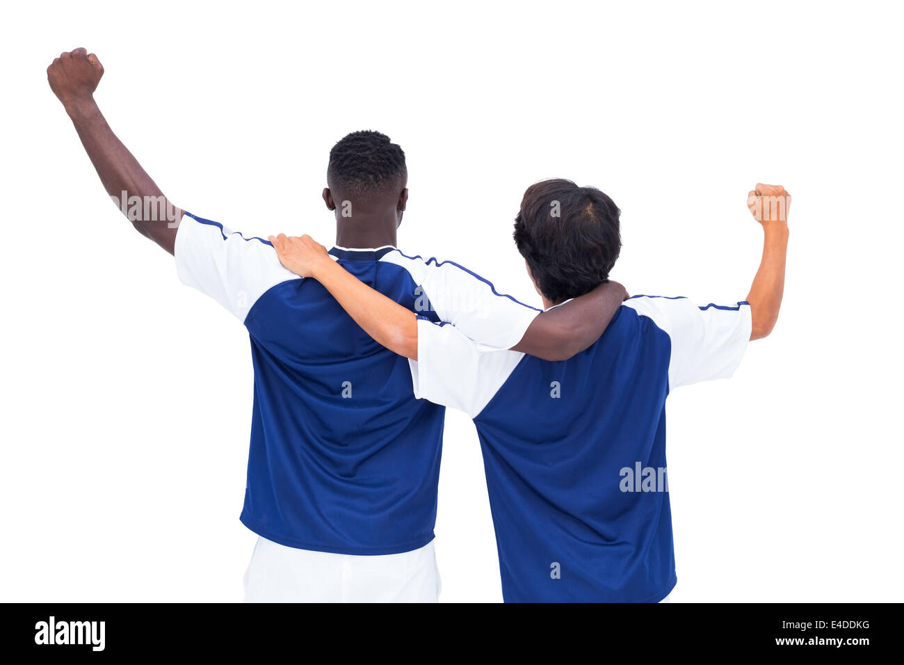 Football players celebrating a win Stock Photo - Alamy