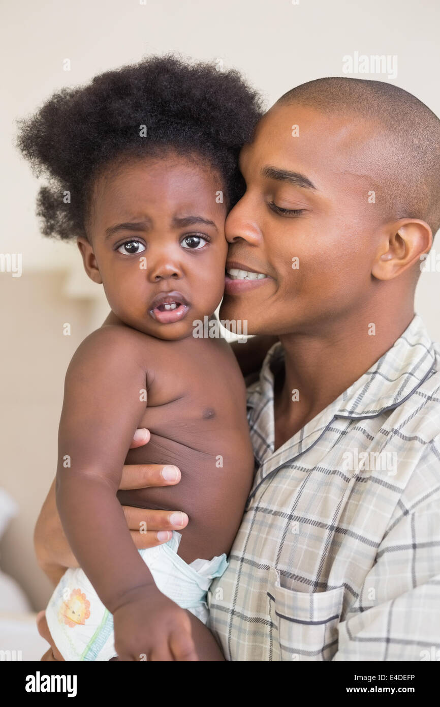 Happy father with his baby girl Stock Photo - Alamy