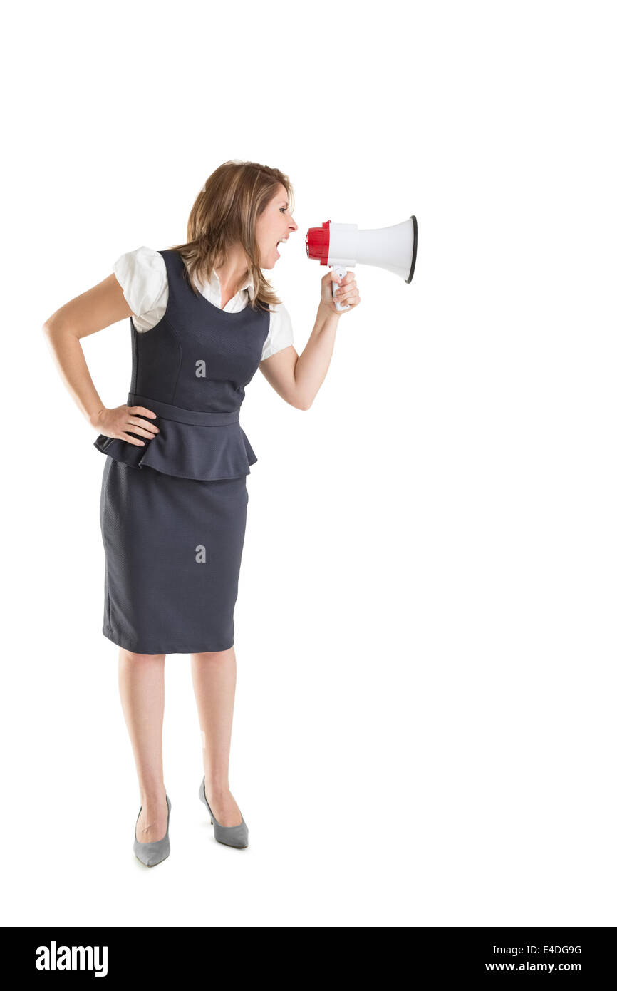 Hand bullhorn hi-res stock photography and images - Alamy