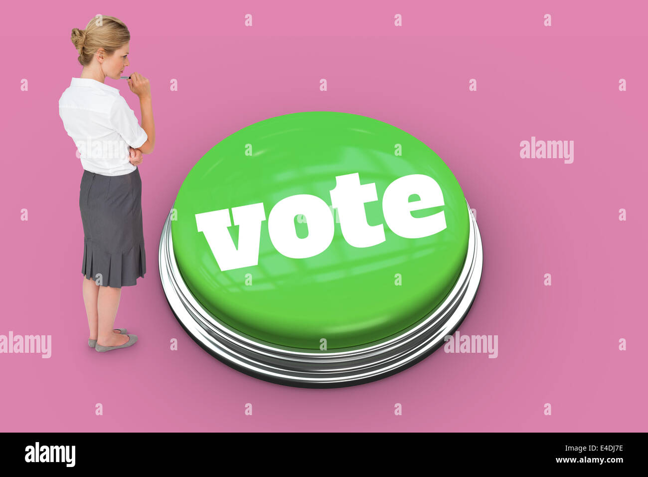 Pink vote hi-res stock photography and images - Alamy