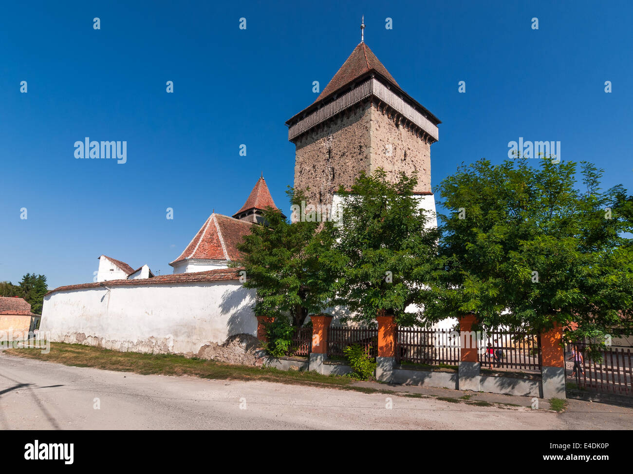 Fortified romanesque church in hi-res stock photography and images - Alamy