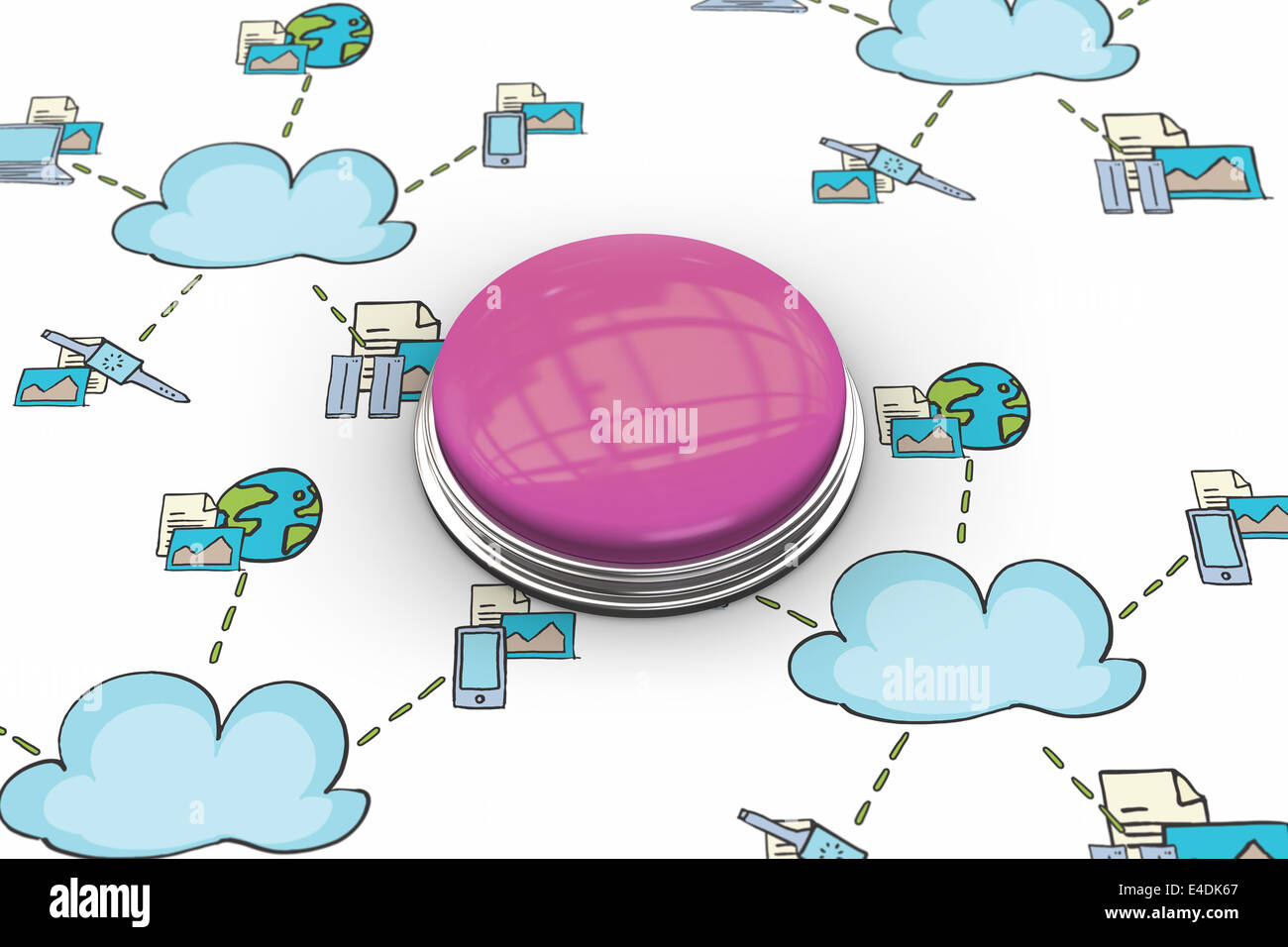 Push button device hi-res stock photography and images - Alamy