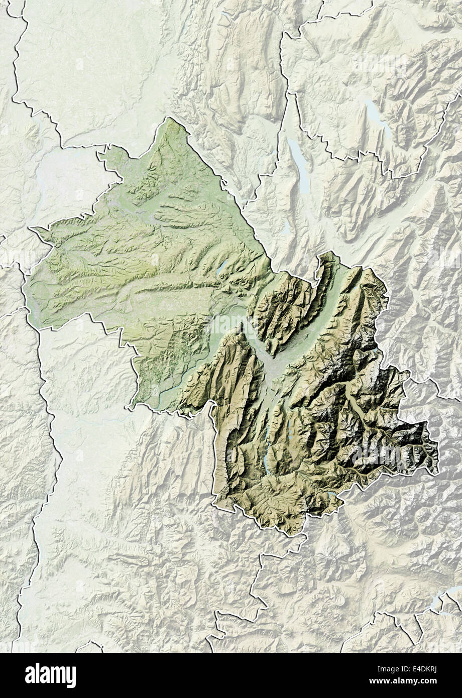 Departement isere france relief map hi-res stock photography and images ... Departement isere france relief map hi-res stock photography and images ...