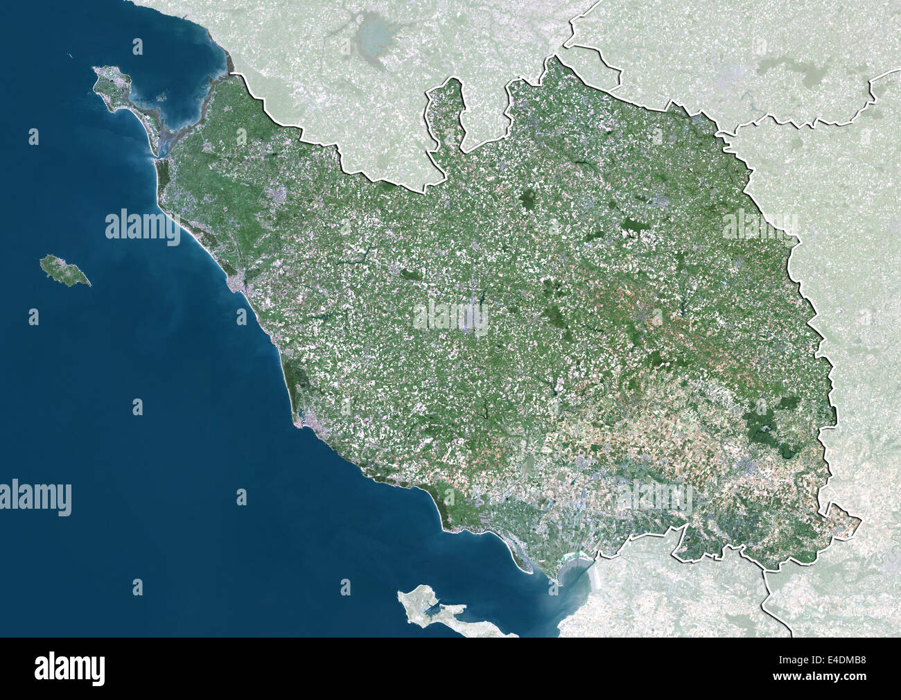 Ile de noirmoutier map hi-res stock photography and images - Alamy