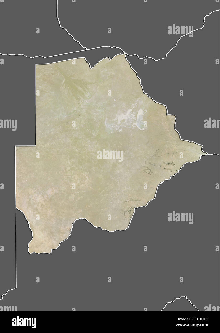 Botswana map hi-res stock photography and images - Alamy