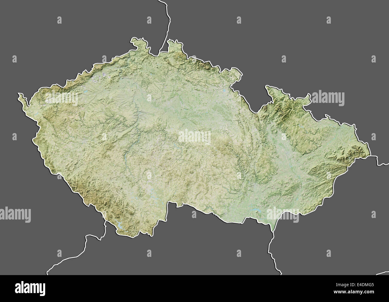 Bohemia map hi-res stock photography and images - Alamy
