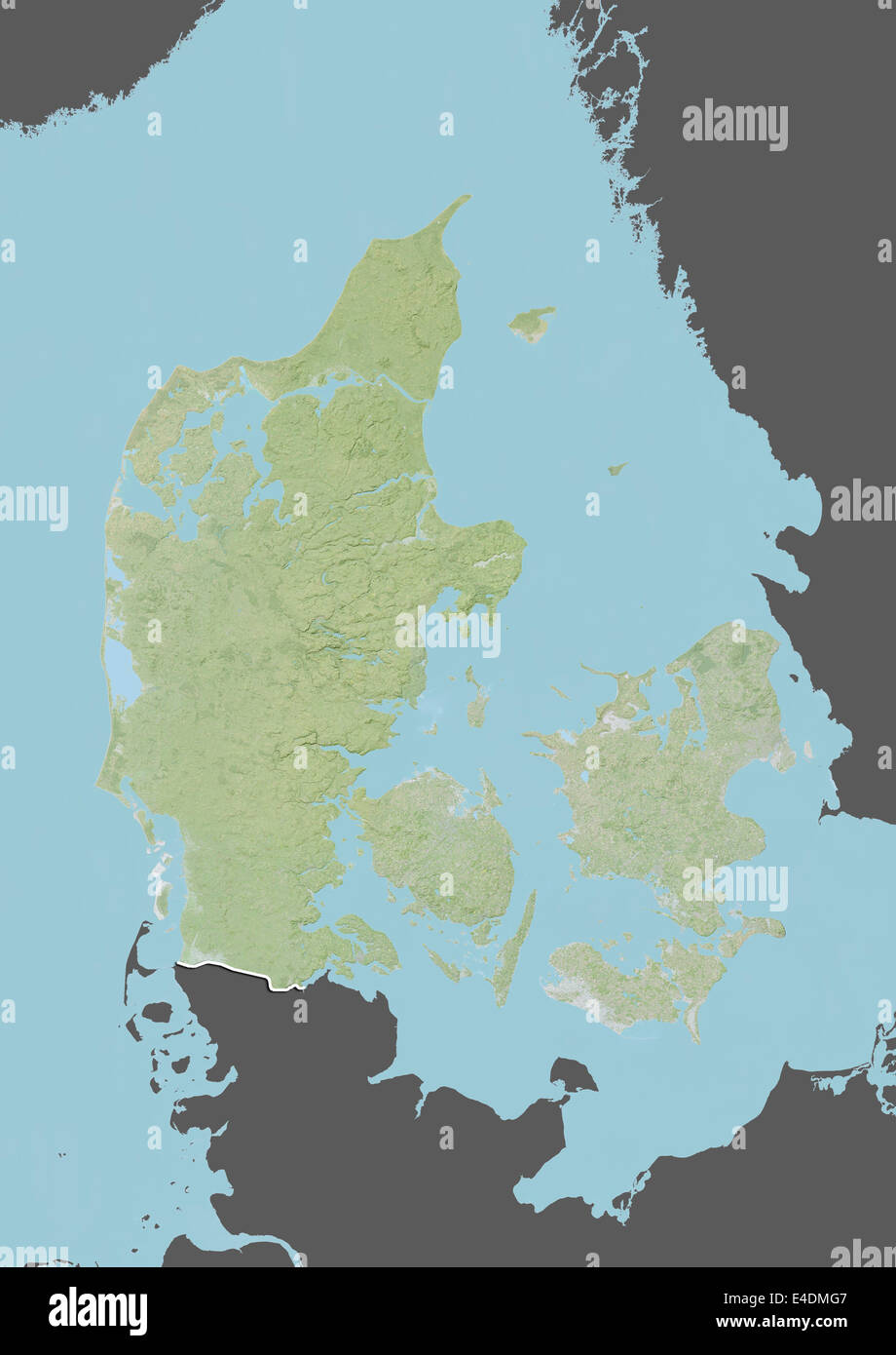 Map satellite denmark hi-res stock photography and images - Alamy