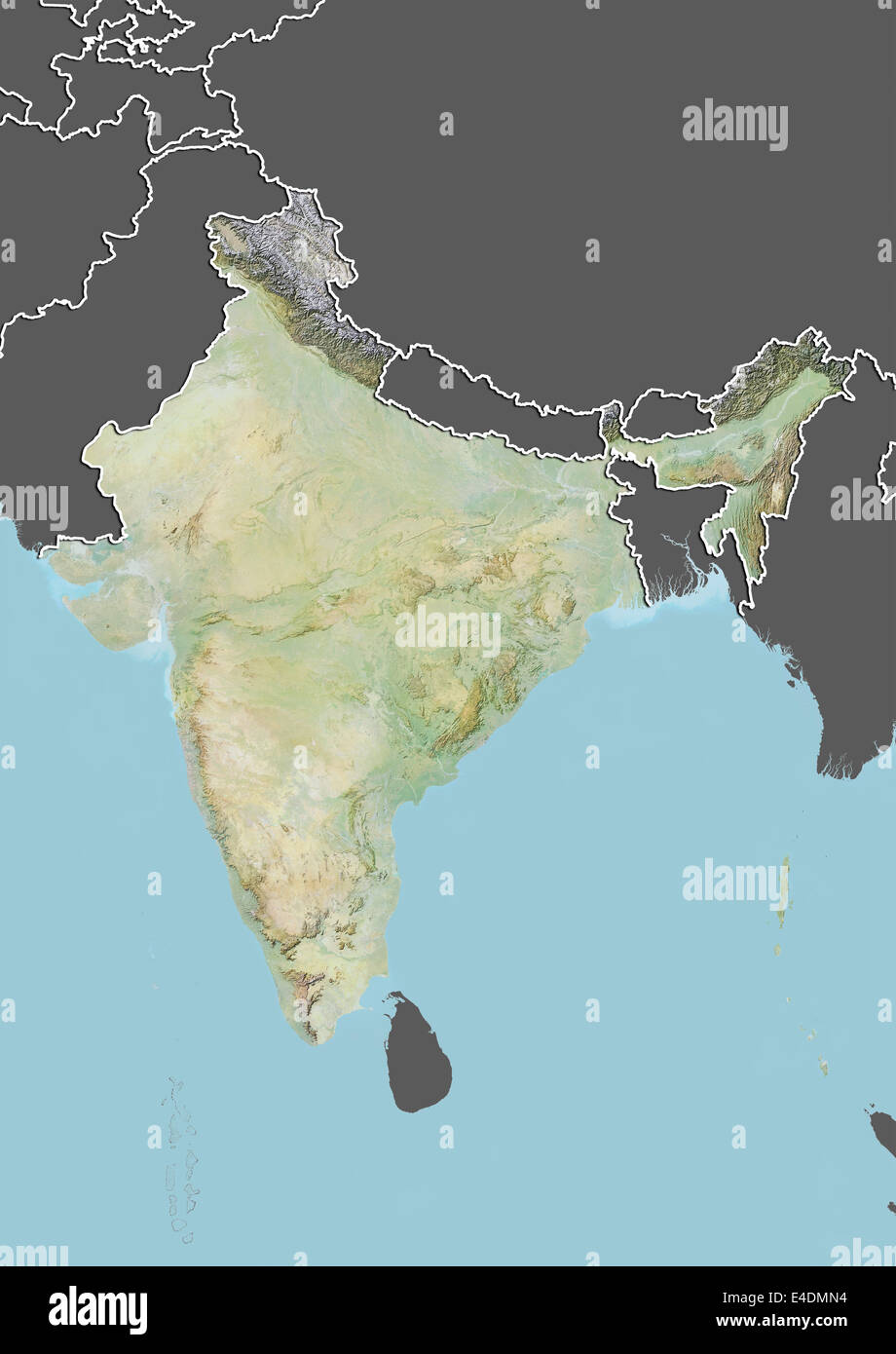 India bangladesh map hi-res stock photography and images - Alamy
