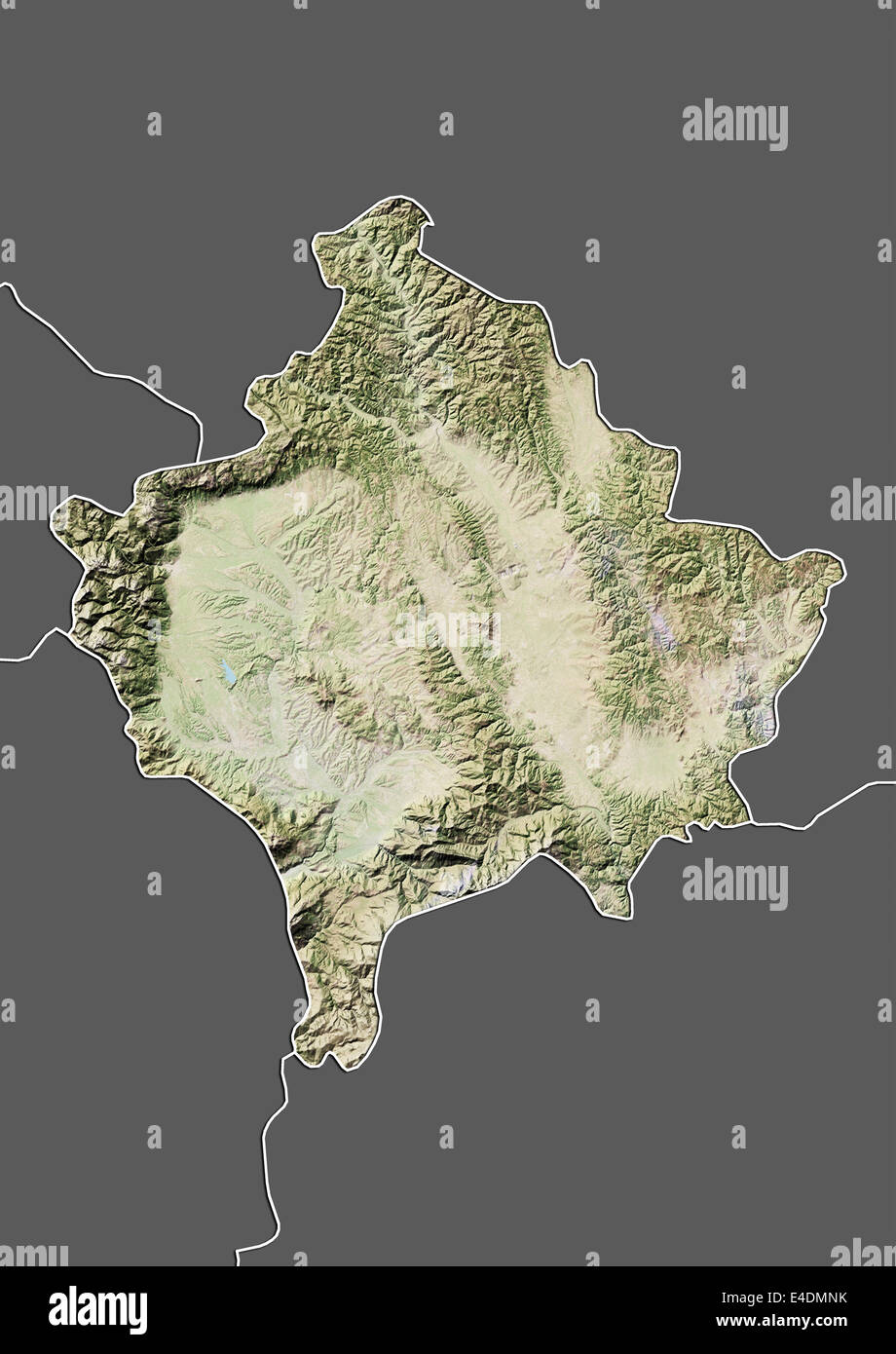 Kosovo map hi-res stock photography and images - Alamy