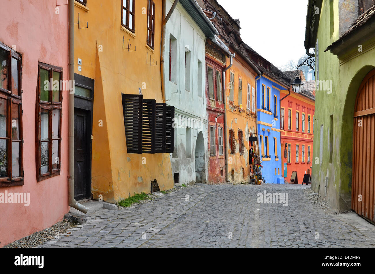 Medieval street view hi-res stock photography and images - Alamy