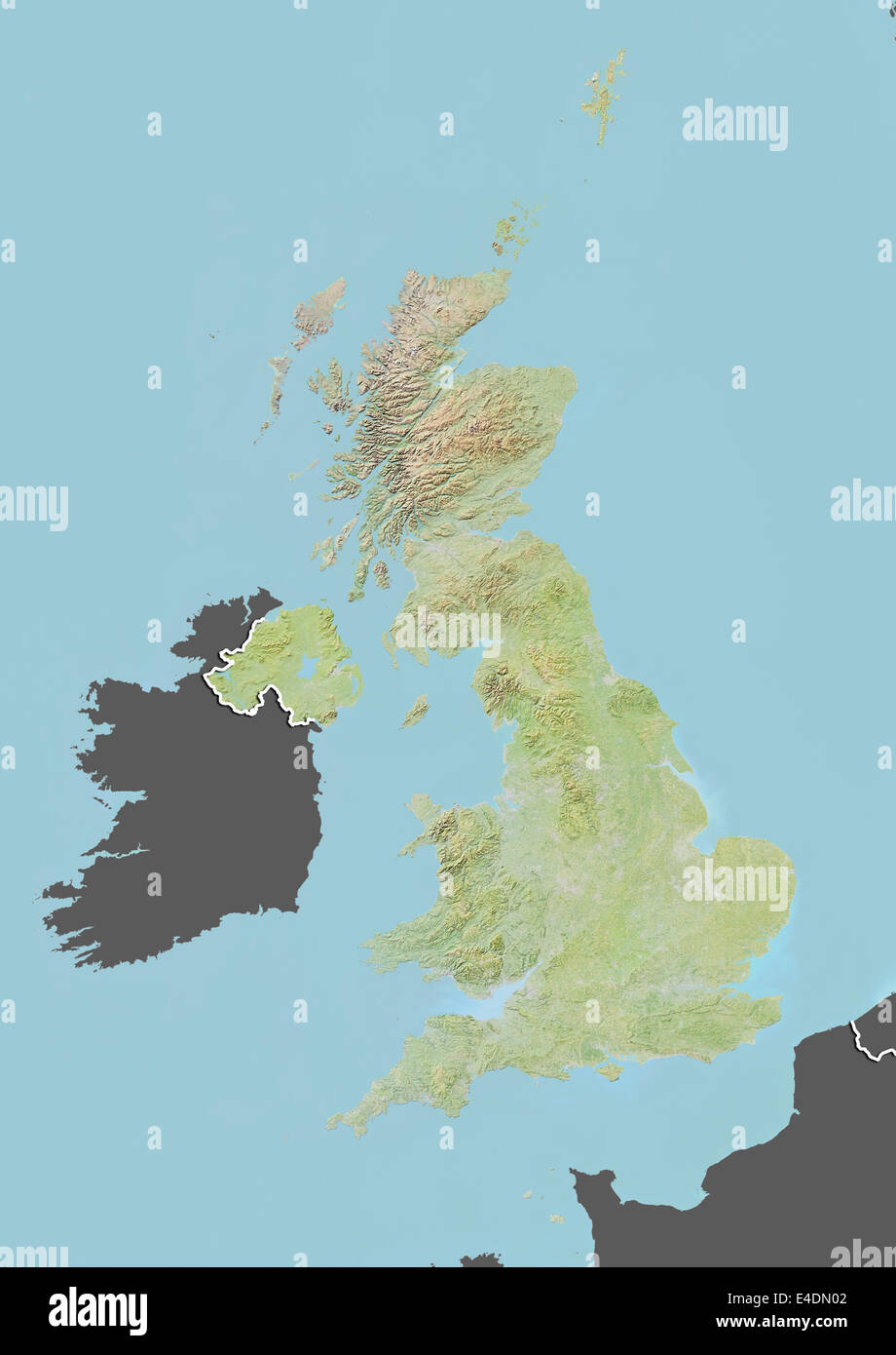 Border scotland england map hi-res stock photography and images - Alamy