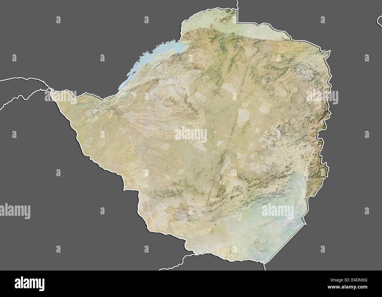 Map of zimbabwe hi-res stock photography and images - Alamy