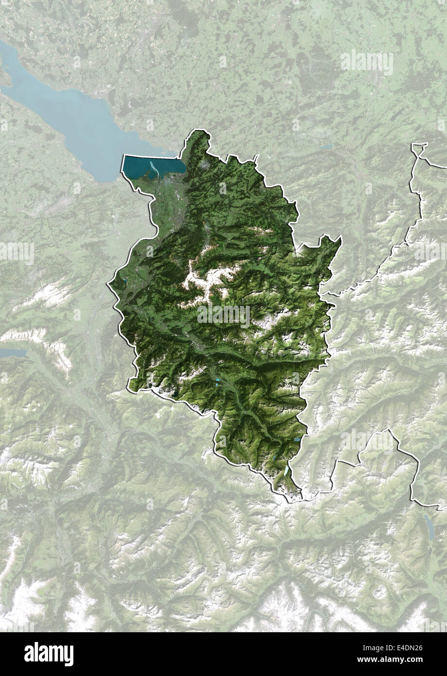 Map of vorarlberg hi-res stock photography and images - Alamy