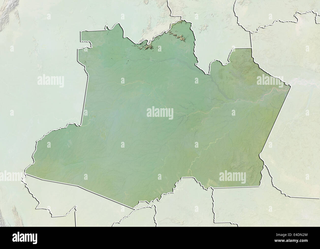 Map of brazil amazon river hi-res stock photography and images - Alamy