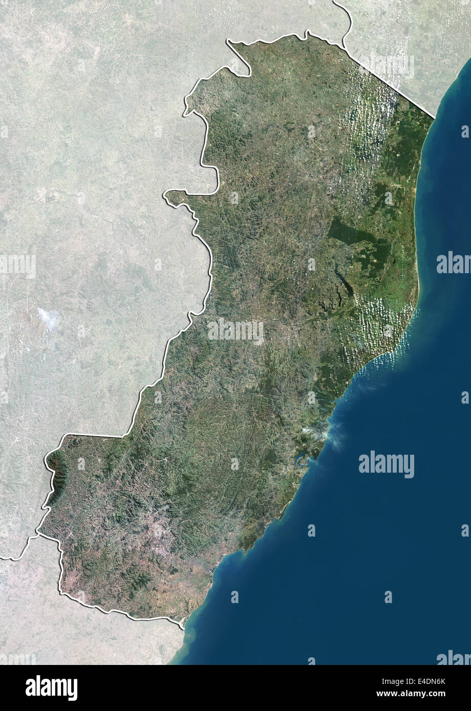 State of Espirito Santo, Brazil, True Colour Satellite Image Stock ...