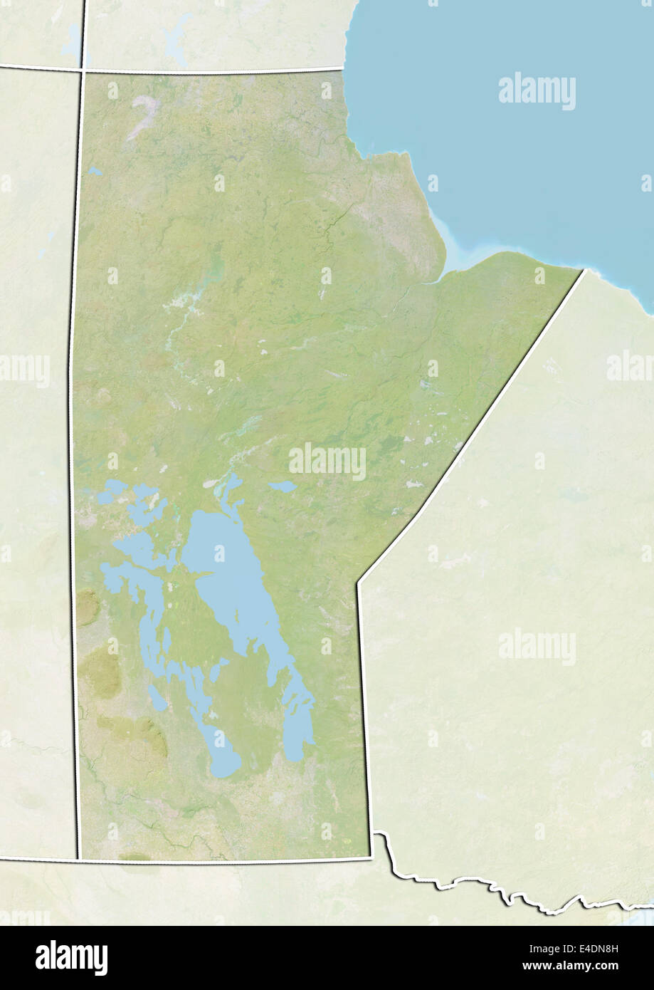 Manitoba province map hi-res stock photography and images - Alamy