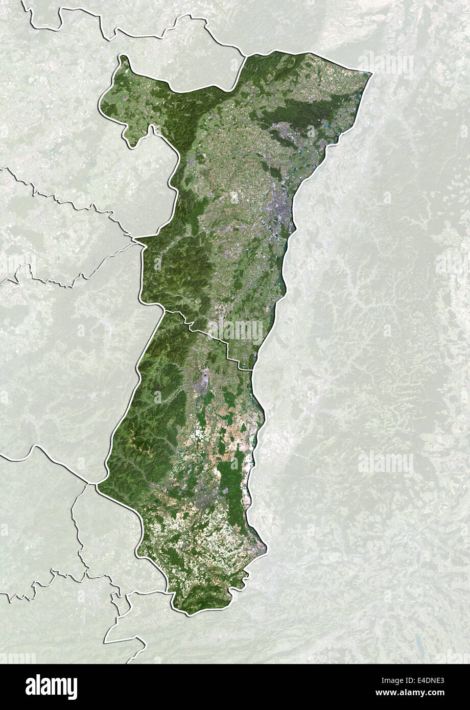 Region alsace france relief map hi-res stock photography and images - Alamy