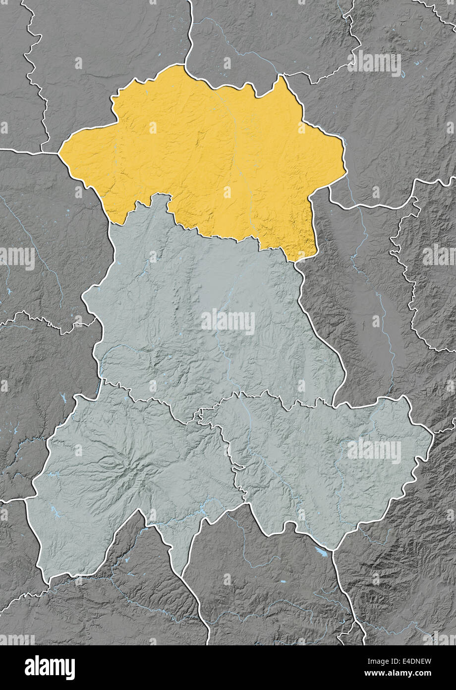 Map of allier hi-res stock photography and images - Alamy