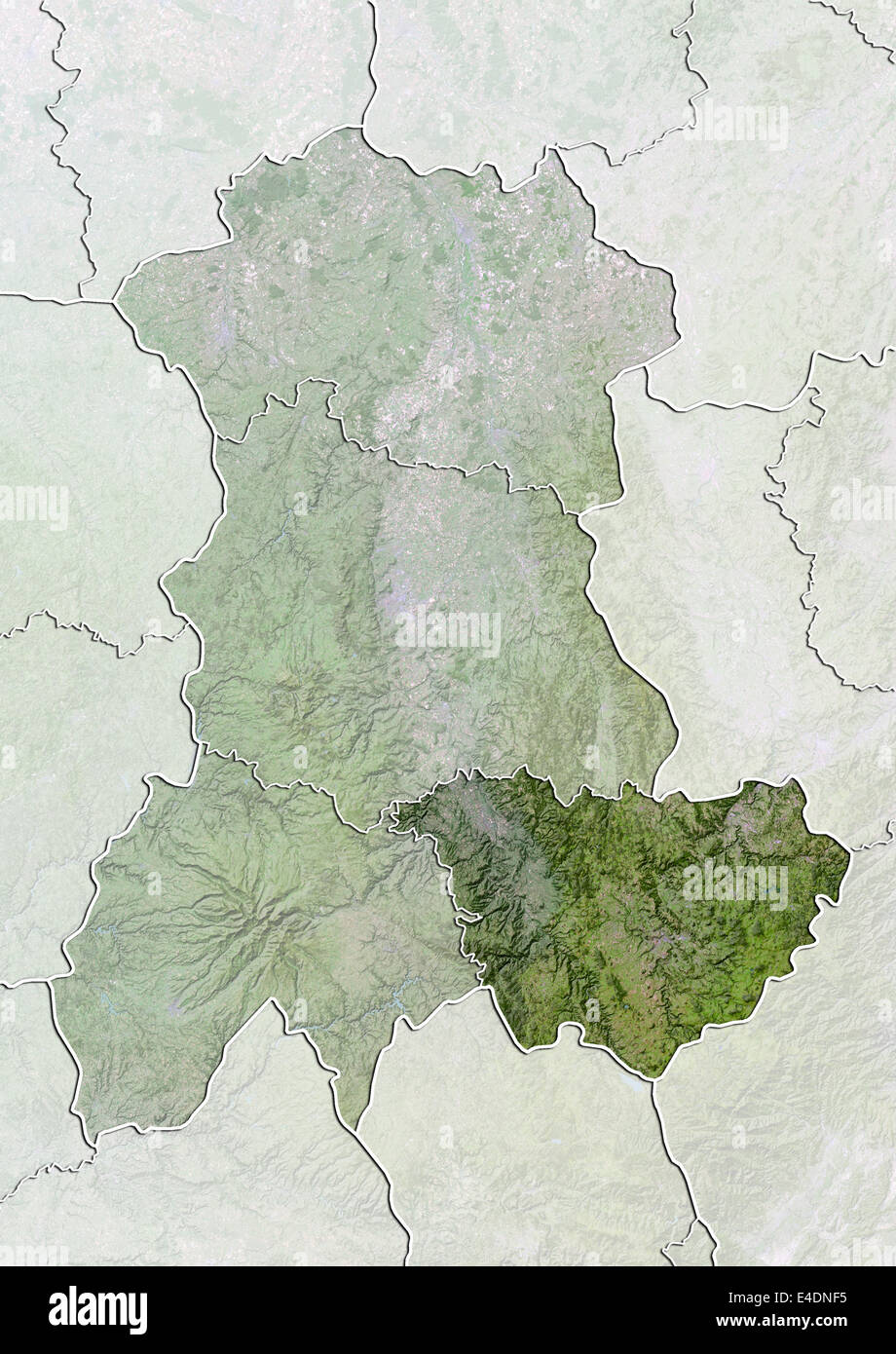 Haute Loire Map High Resolution Stock Photography and Images - Alamy