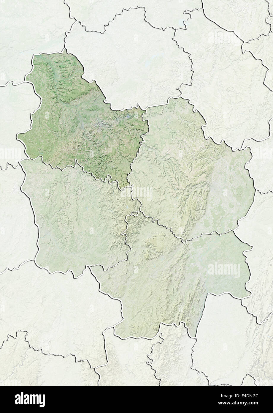 Map of yonne hi-res stock photography and images - Alamy