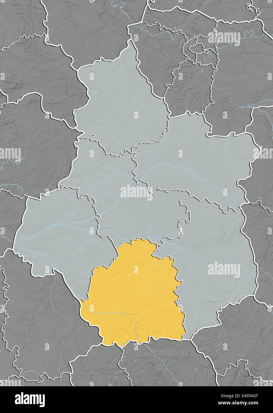 Map indre france hi-res stock photography and images - Alamy