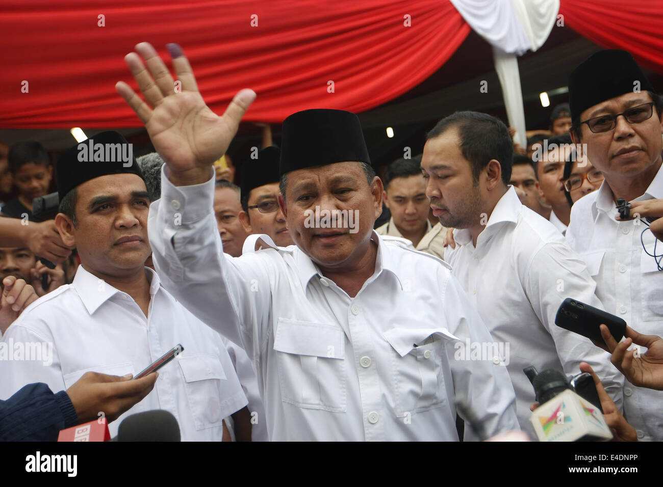Bogor, West Java, Indonesia. 9th July, 2014. Presidential candidate ...