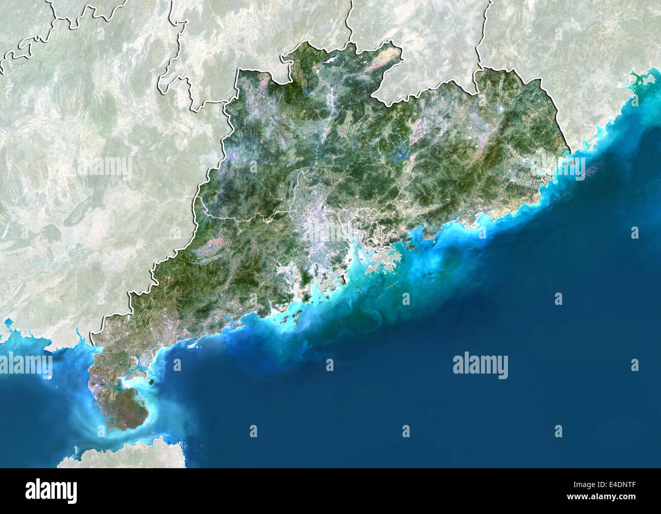 Guangdong map hi-res stock photography and images - Alamy