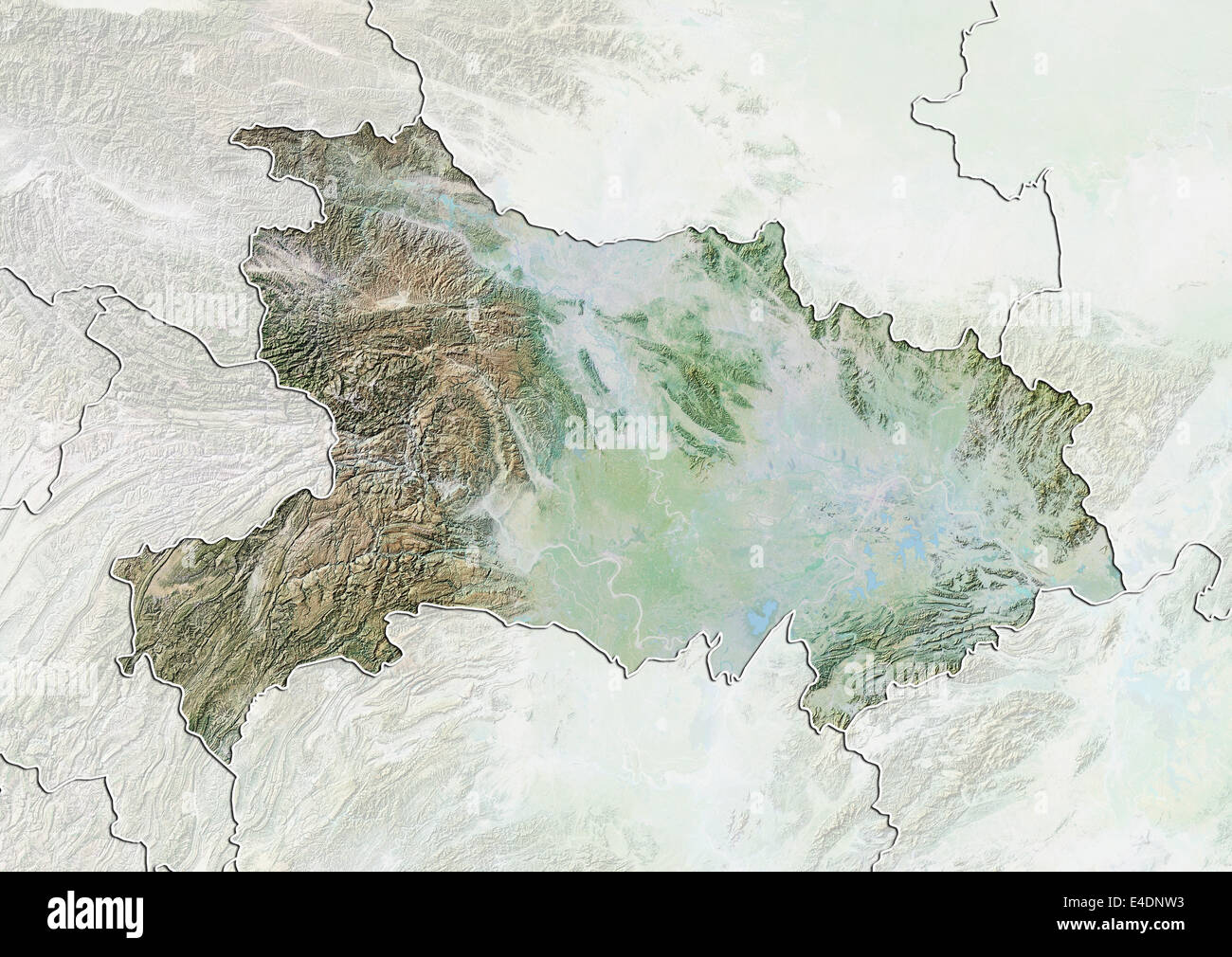 Map hubei province china hi-res stock photography and images - Alamy