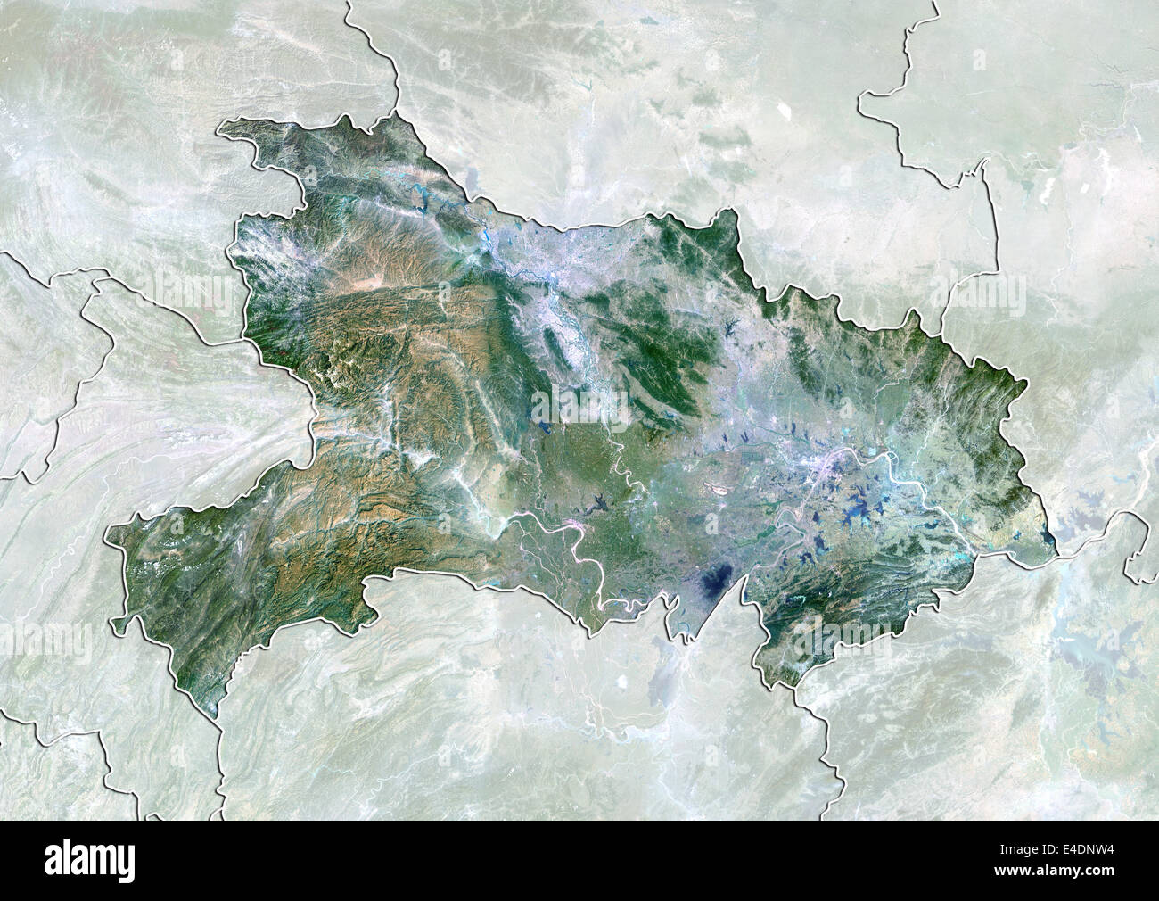 Map hubei province china hi-res stock photography and images - Alamy