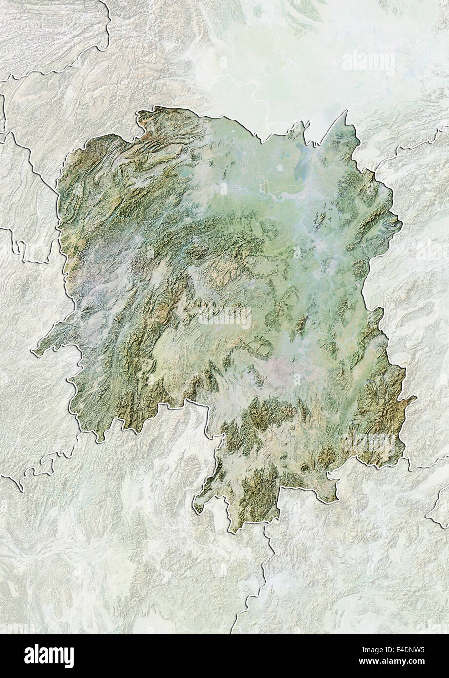 Hunan map hi-res stock photography and images - Alamy