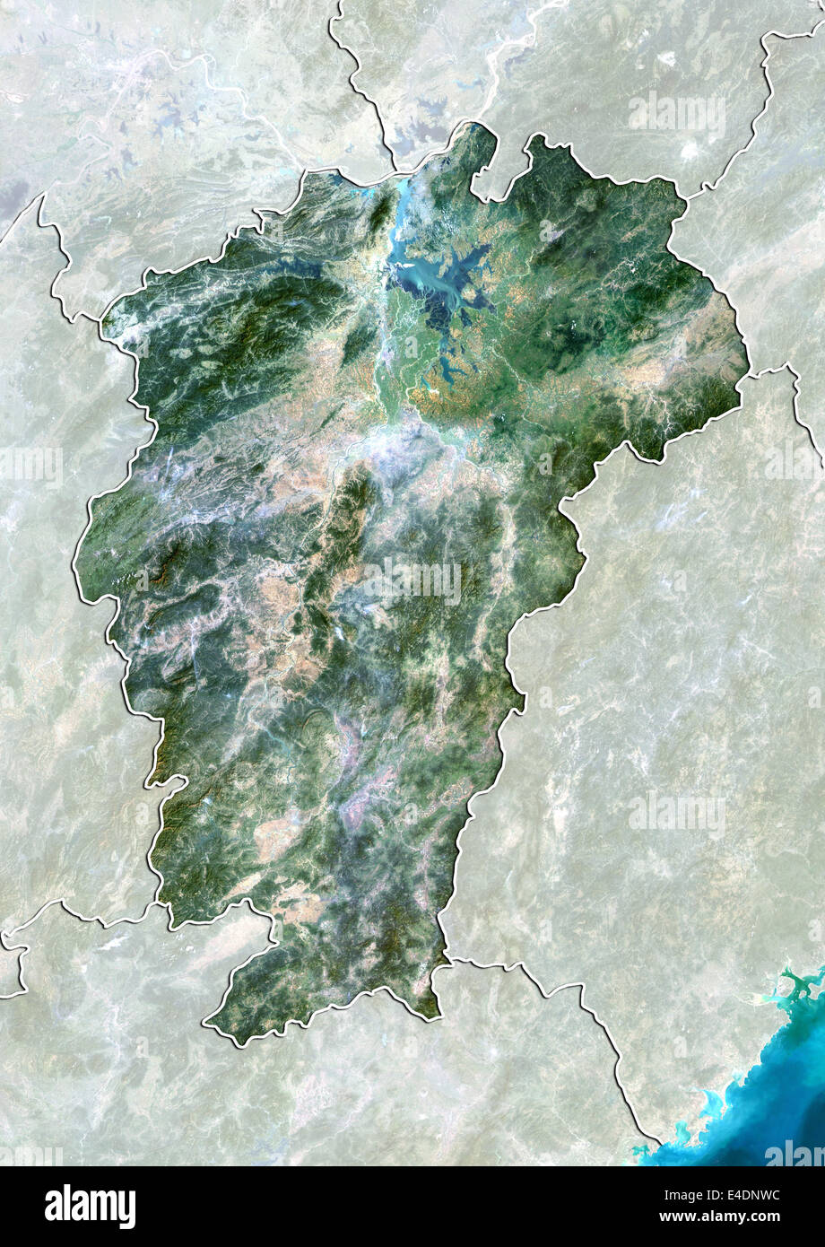 Jiangxi china asia map hi-res stock photography and images - Alamy