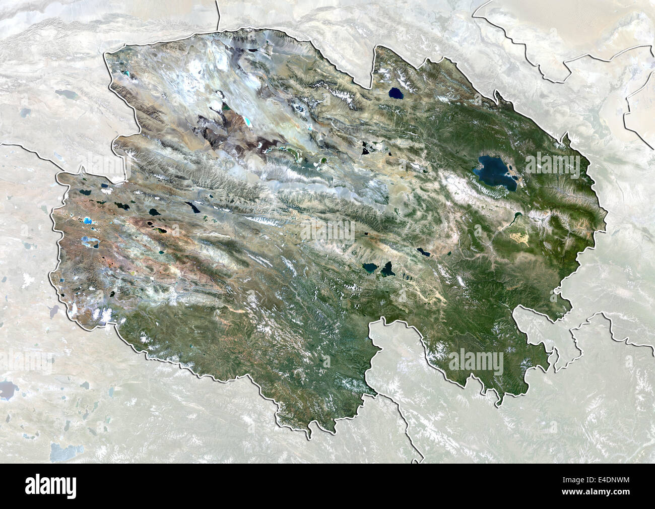 Qinghai map hi-res stock photography and images - Alamy