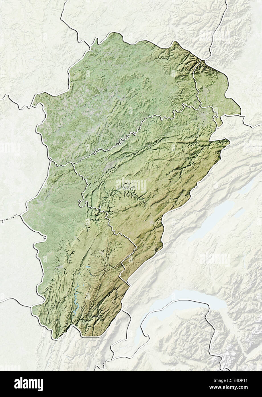 Franche map hi-res stock photography and images - Alamy