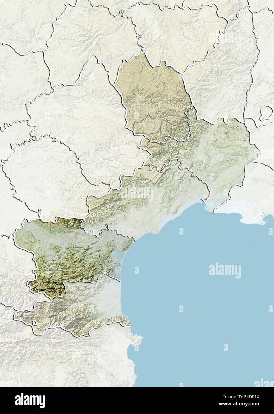 Map aude france hi-res stock photography and images - Alamy