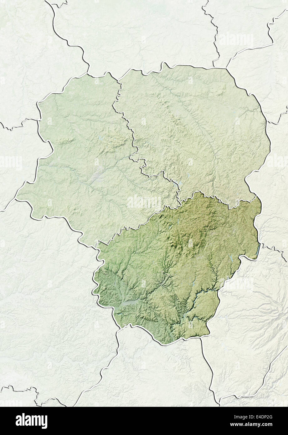 Correze map hi-res stock photography and images - Alamy