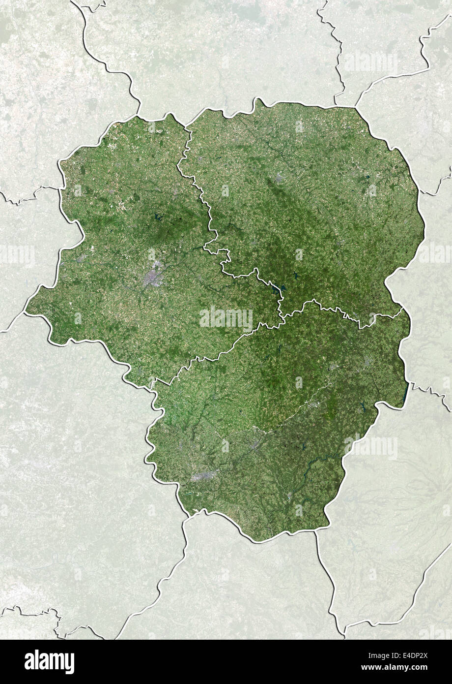Limousin Region Map High Resolution Stock Photography and Images - Alamy