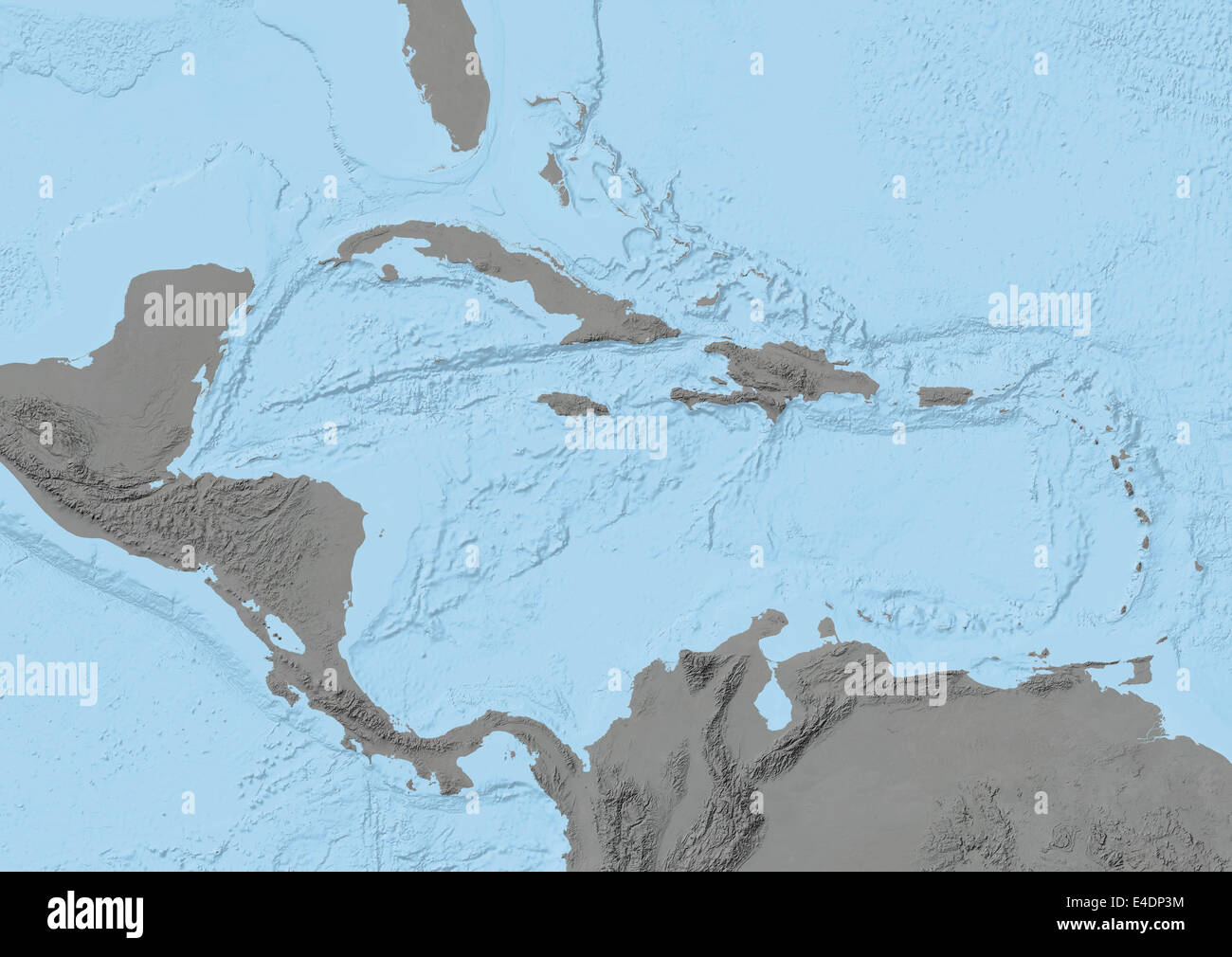 Central america relief map hi-res stock photography and images - Alamy