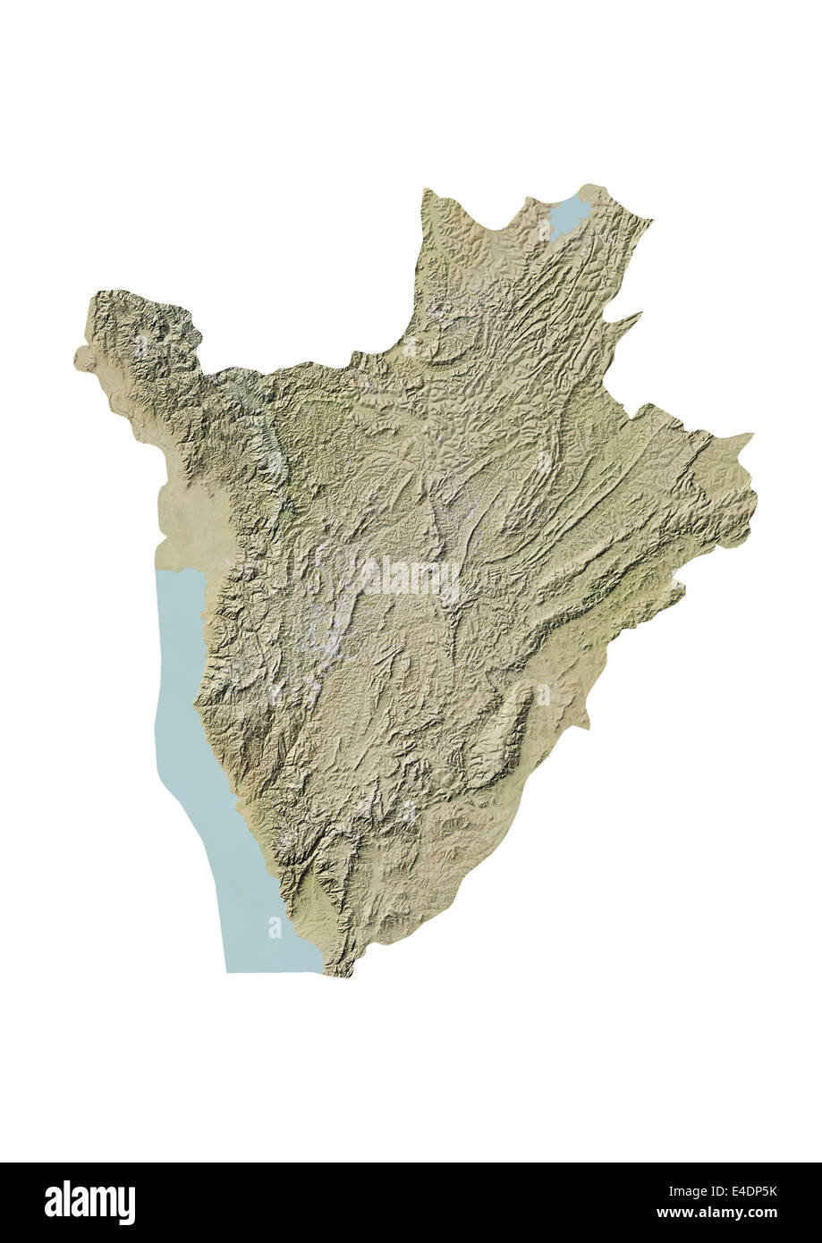 Burundi relief map hi-res stock photography and images - Alamy
