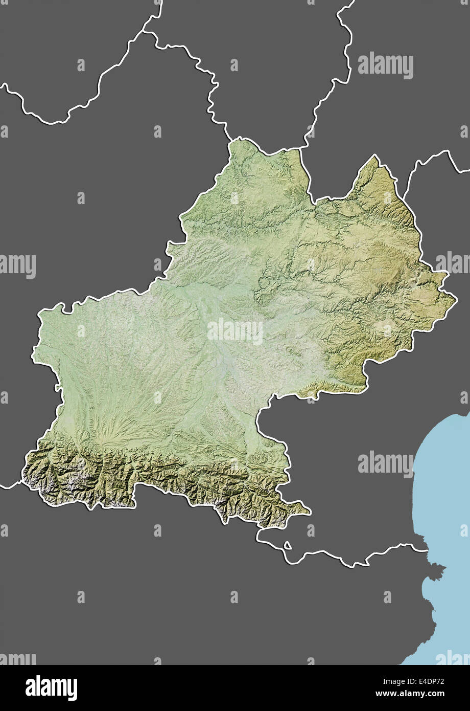 Map of midi pyrenees hi-res stock photography and images - Alamy