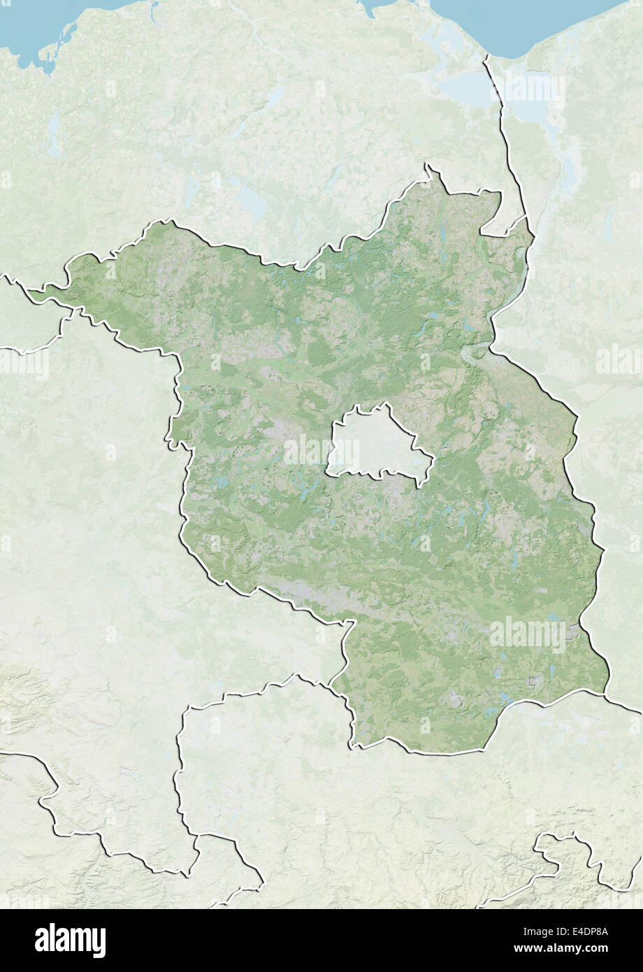 Germany map relief hi-res stock photography and images - Alamy