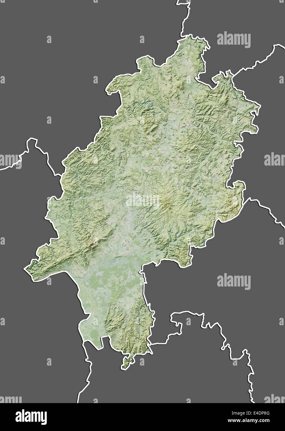 Map of hesse hi-res stock photography and images - Alamy
