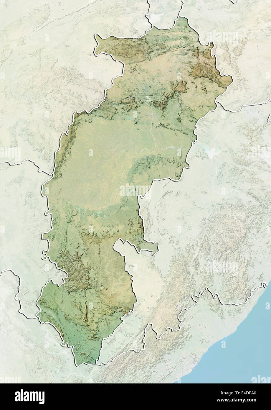 Chhattisgarh map hi-res stock photography and images - Alamy