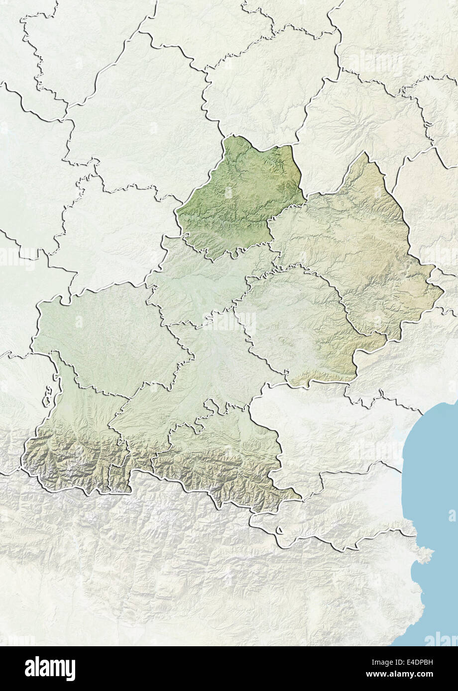 Map lot france hi-res stock photography and images - Alamy