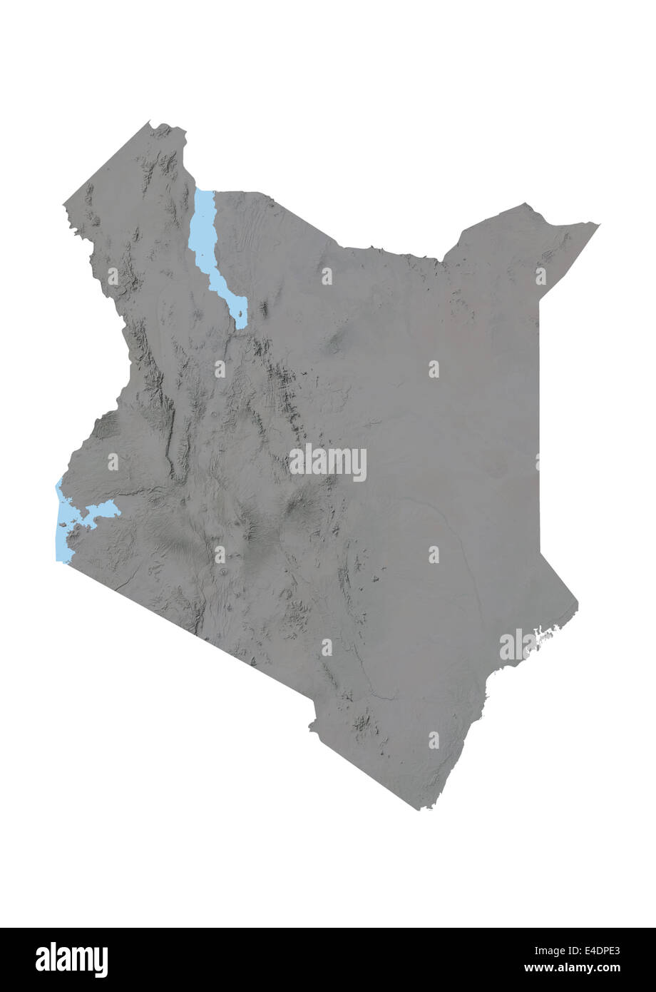 Kenya map Cut Out Stock Images & Pictures - Alamy