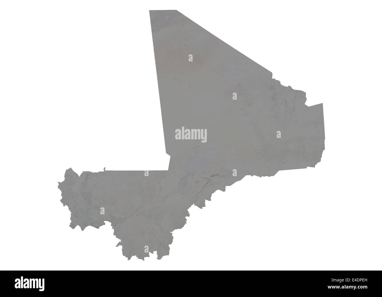 Mali, Relief Map Stock Photo - Alamy