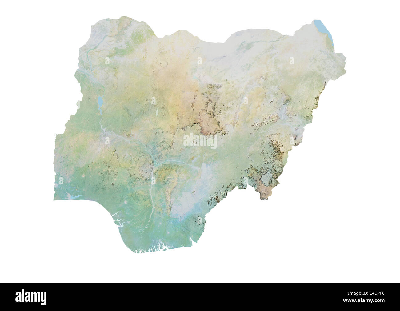 Nigeria satellite image hi-res stock photography and images - Alamy