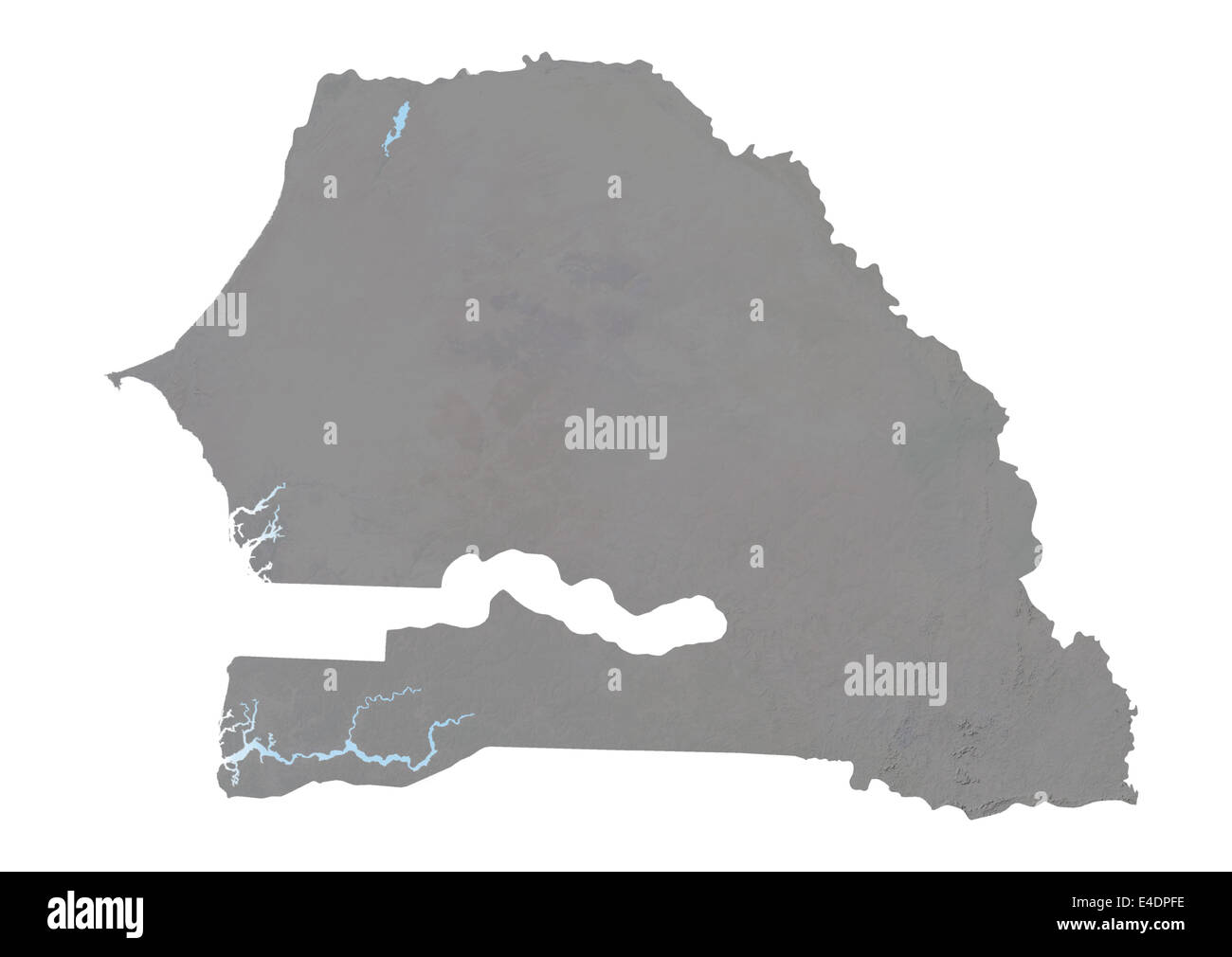 Satellite image of senegal hi-res stock photography and images - Alamy