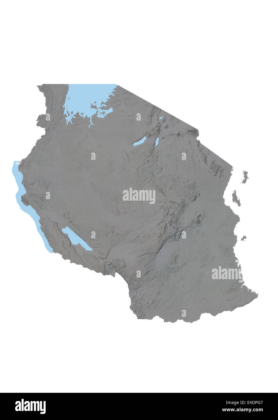 Tanzania geography Cut Out Stock Images & Pictures - Alamy