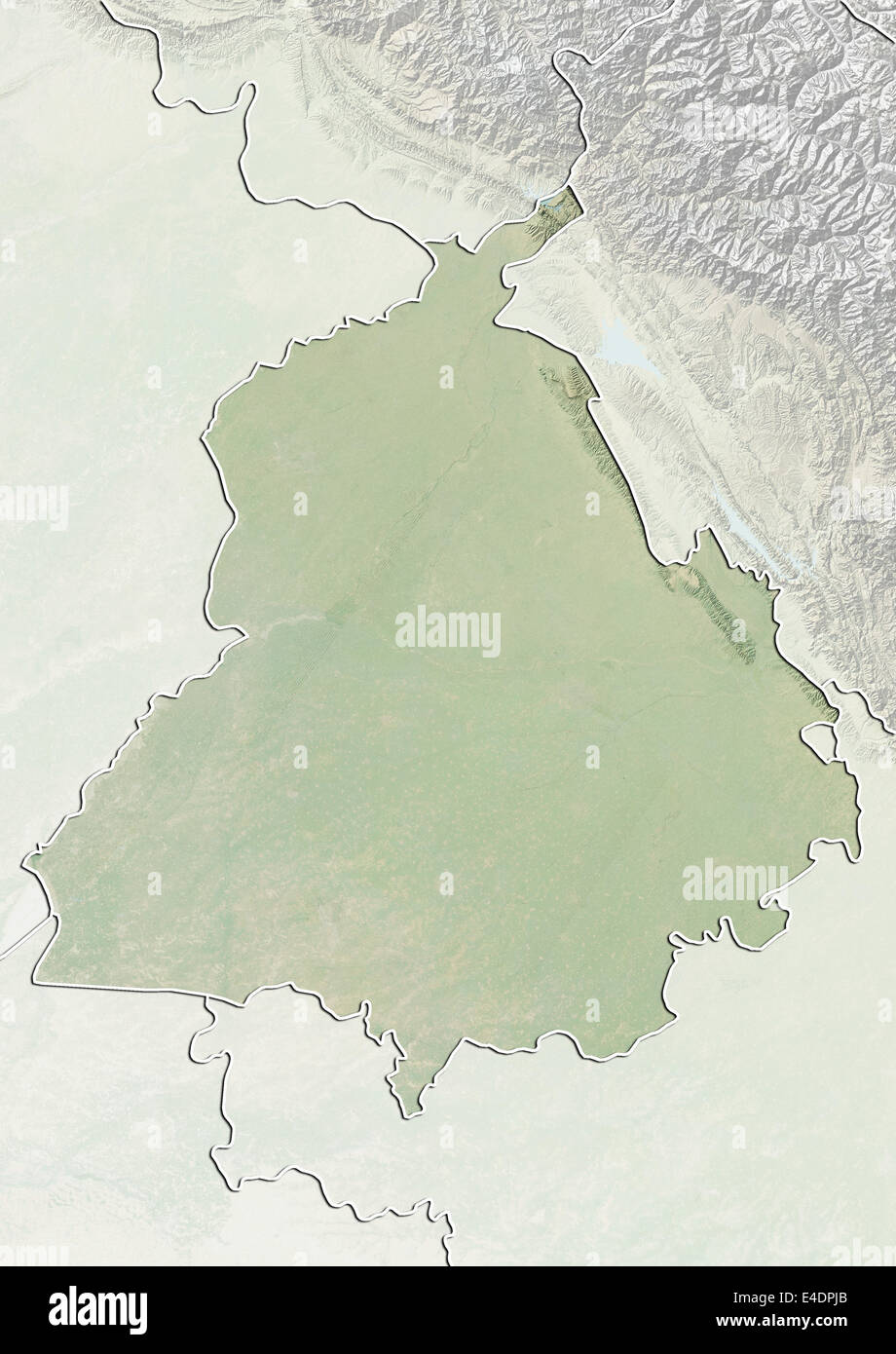 India map punjab hi-res stock photography and images - Alamy