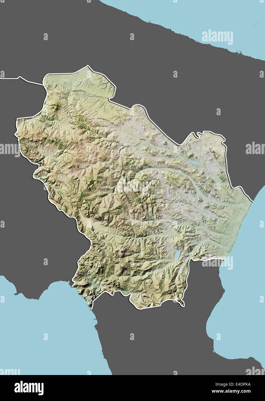 Basilicata Region Map High Resolution Stock Photography and Images - Alamy